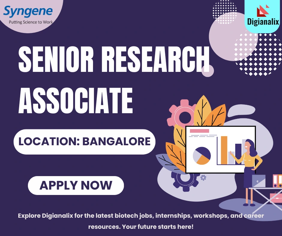 Senior Research Associate (Antibody Scientist) | Syngene