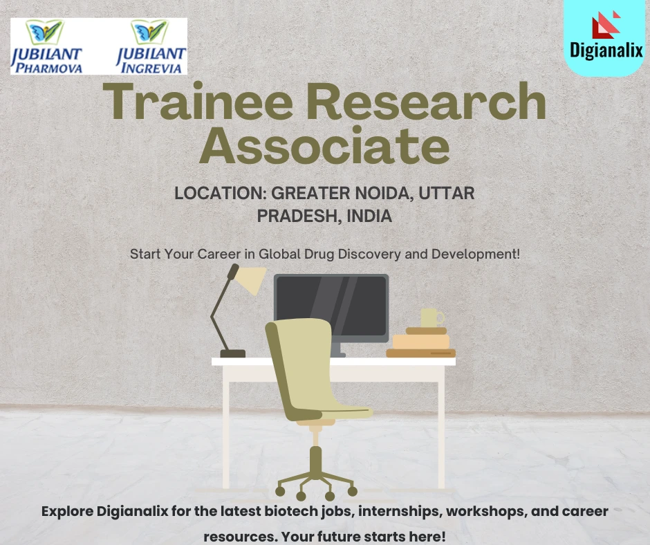 Trainee Research Associate at Jubilant Biosys | Apply