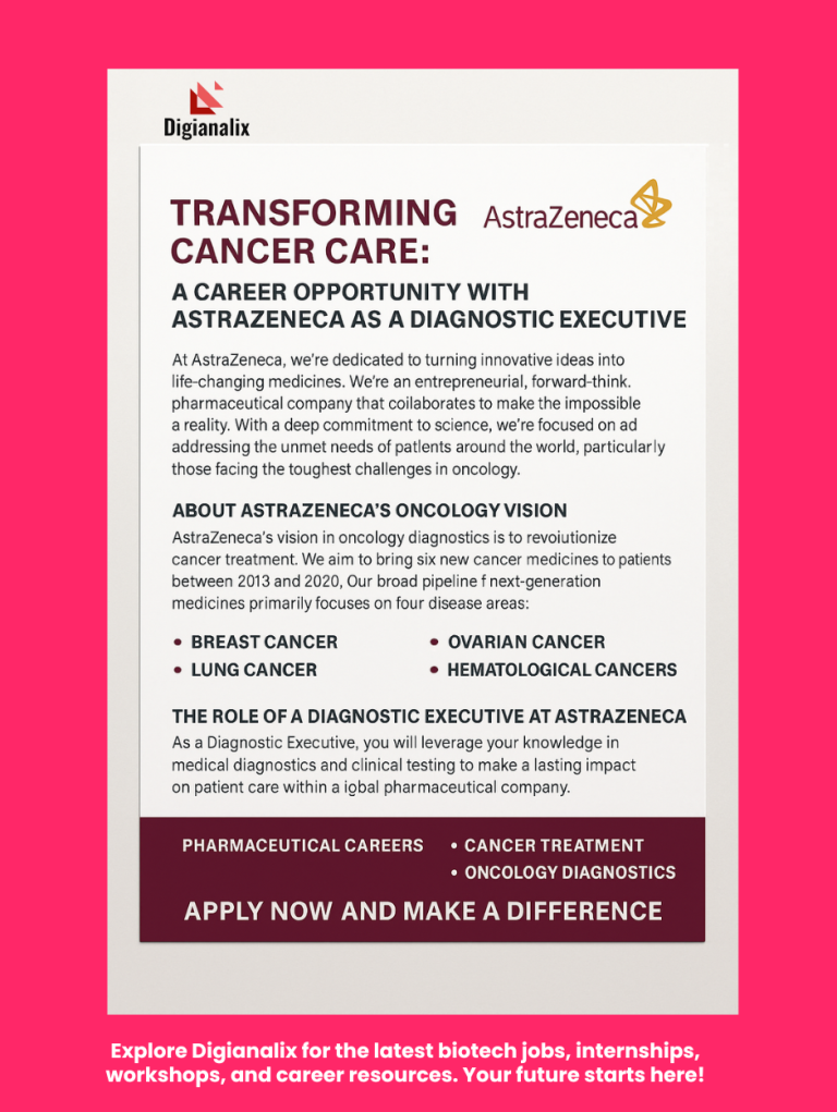 Transforming Cancer Care: A Career Opportunity with AstraZeneca as a ...